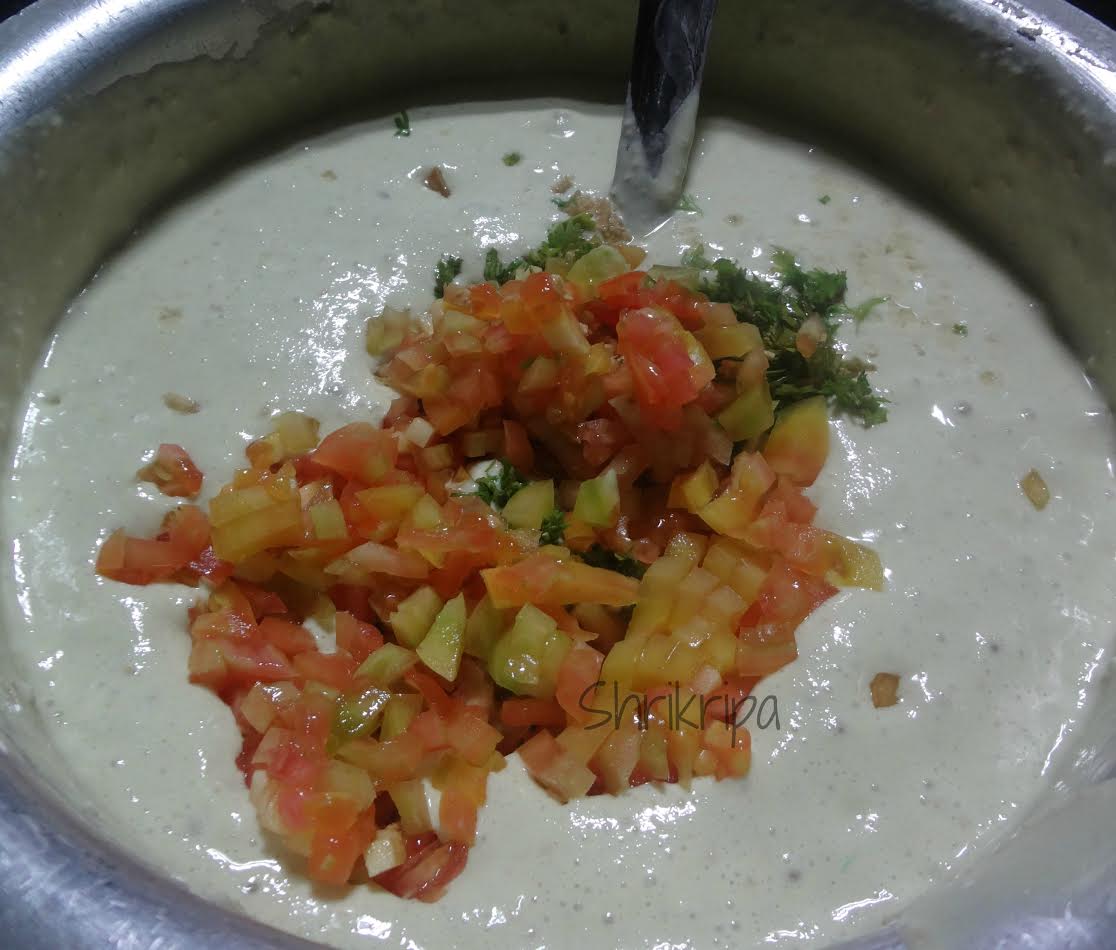 Tomato Omelette /Dosa: