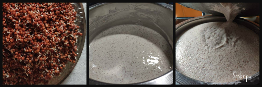 Sprouted Ragi Idli: