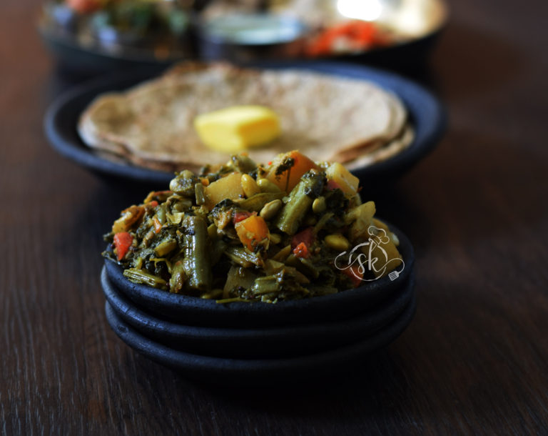 Sankranthi Bhogi Palle/ Multi greens and vegetable palya: